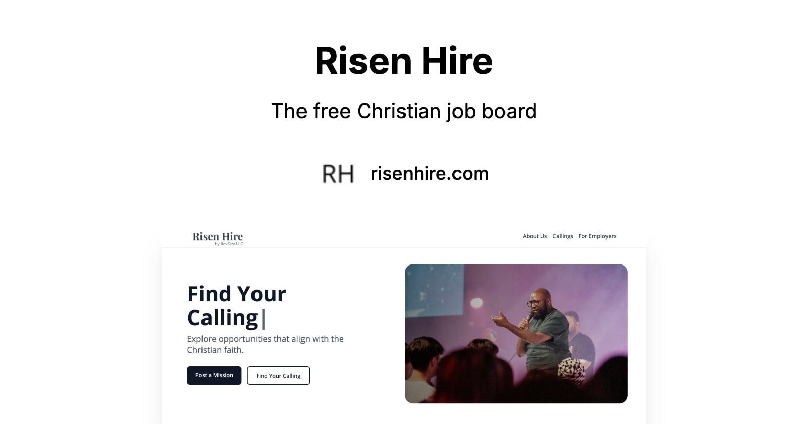 Risen Hire - Free Christian Job Board | Find Your Calling